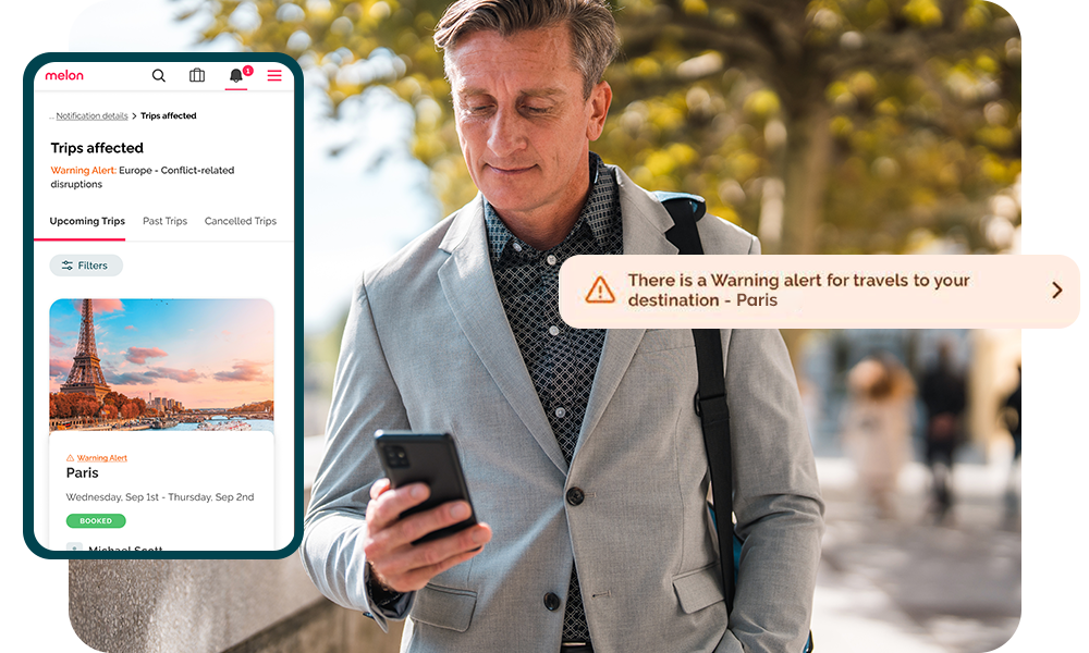 Manage travel risks with real-time alerts | Corporate Traveller